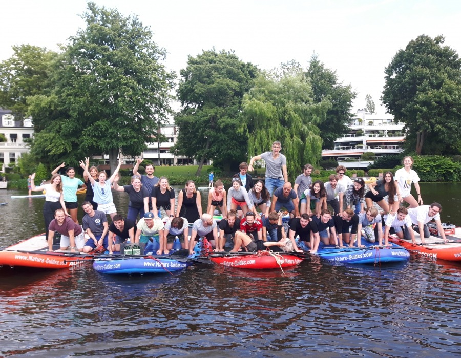 Nature Guides Team Events - Mega SUP Stand-UP
